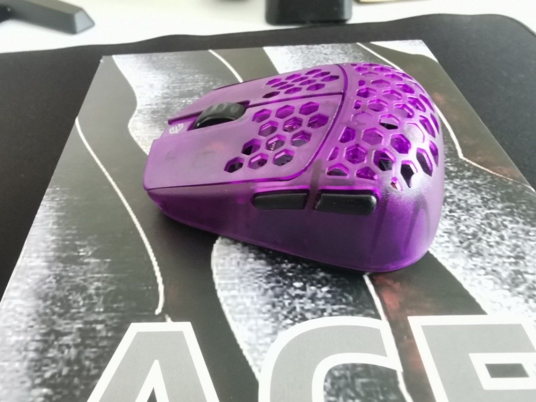 G Wolves HSK Pro Ace Wireless Gaming Mouse Translucent Purple ...