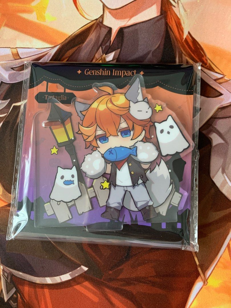 Genshin Sweets Paradise Xiangling and Paimon Acrylic Stand Set Childe ...