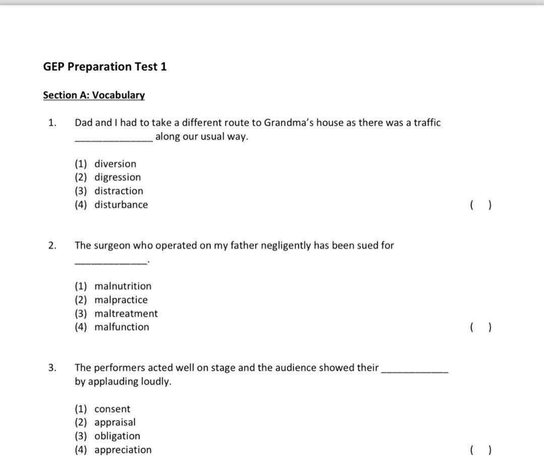 GEP Maths/English/General Ability, Hobbies & Toys, Books & Magazines ...