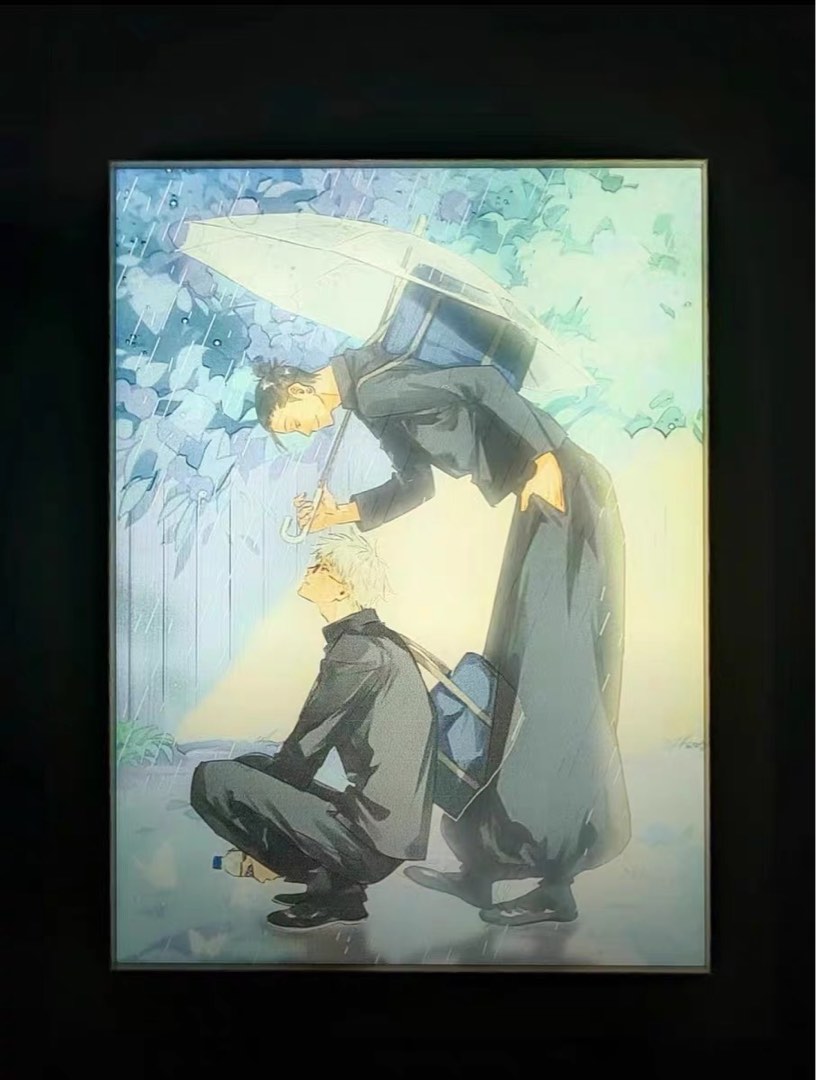 Gojo Satoru Geto LED art frame, Hobbies & Toys, Stationery & Craft, Art ...