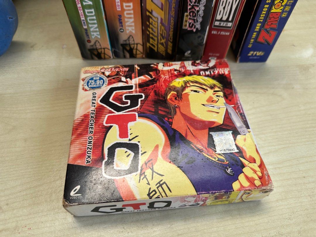 Great Teacher Onizuka GTO original VCD set, Hobbies & Toys, Music ...