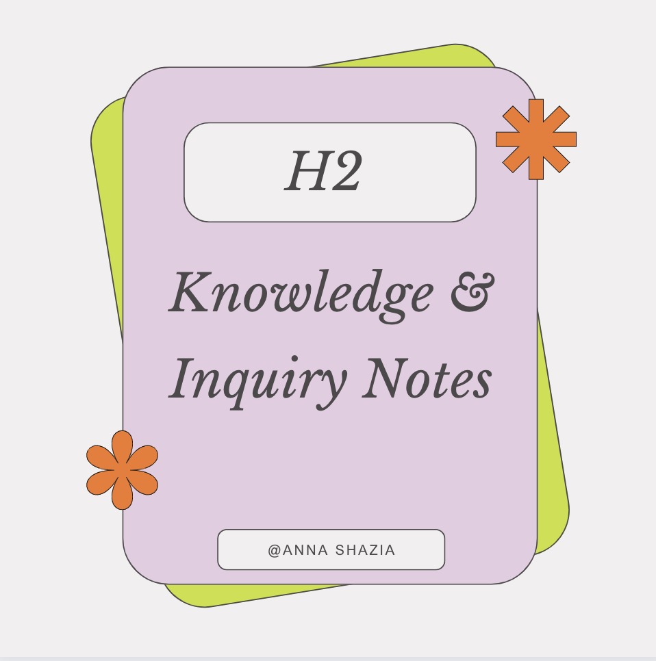H2 Knowledge & Inquiry Notes (Syllabus 9759), Hobbies & Toys ...