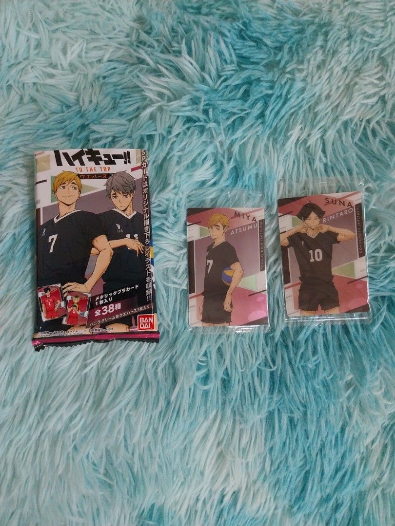 Haikyuu wafer card miya atsumu suna rintarou haikyu, Hobbies & Toys, Collectibles & Memorabilia ...
