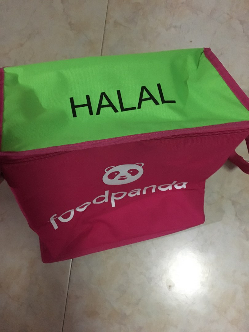 Halal Foodpanda Thermal Bag, Men's Fashion, Bags, Backpacks on Carousell