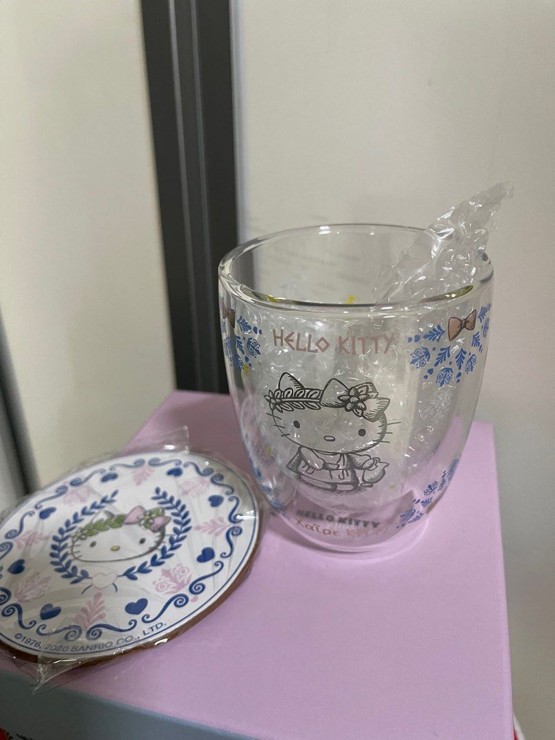Hello Kitty British Museum Glass + coaster, Food & Drinks, Other Food ...