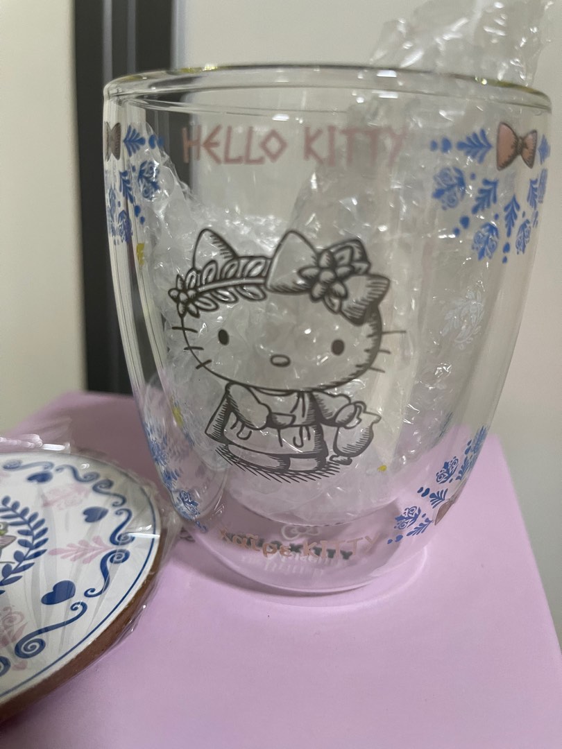 Hello Kitty British Museum Glass + coaster, Food & Drinks, Other Food ...