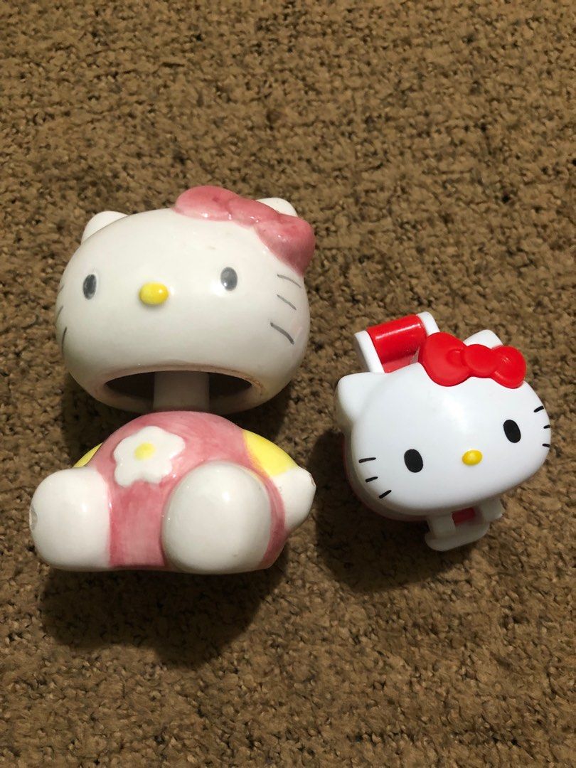Hello kitty ceramic head wobbler and bottle cap, Hobbies & Toys, Toys ...