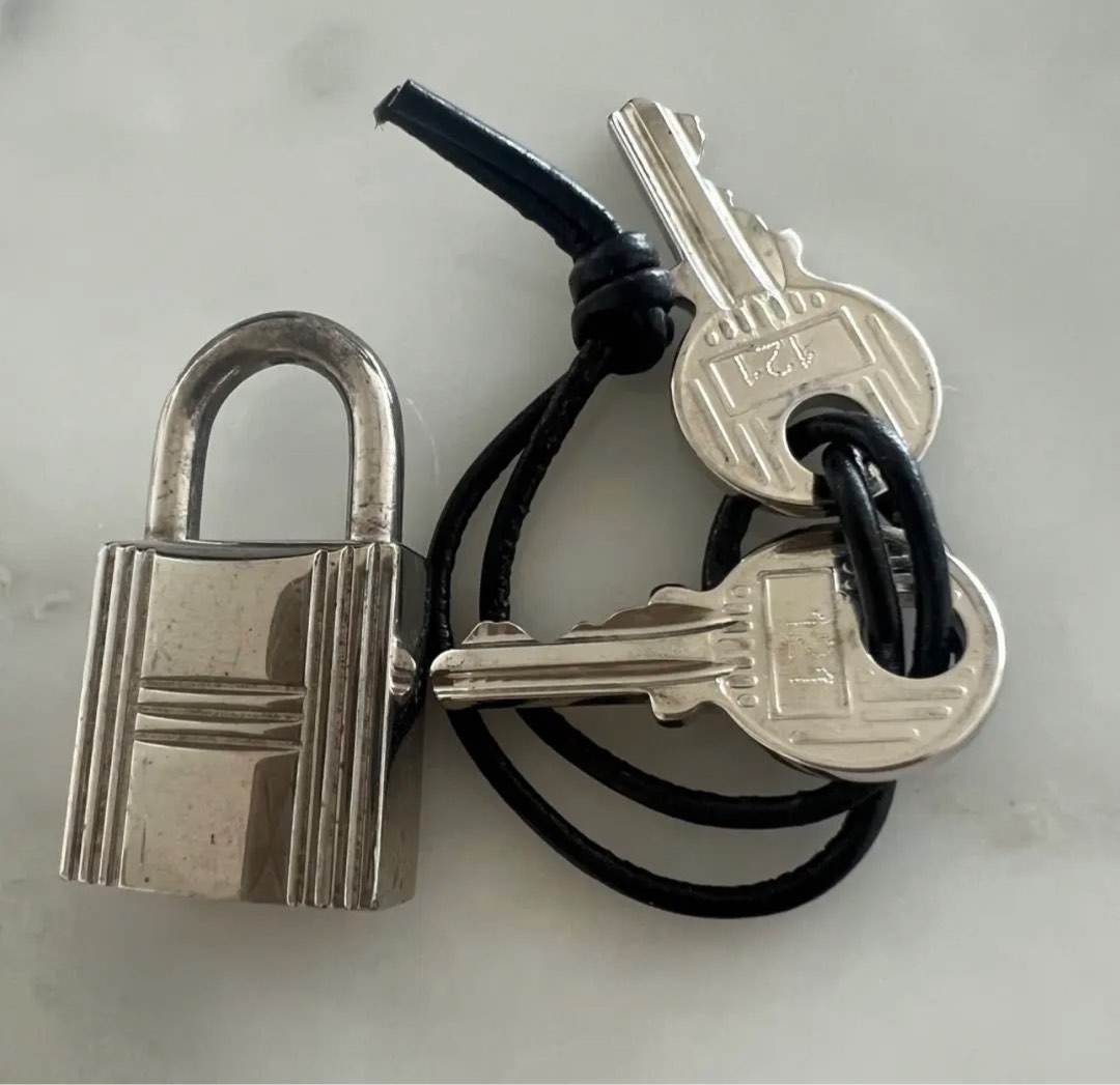 Hermes Padlock and Key Set No. 121, Luxury, Accessories on Carousell
