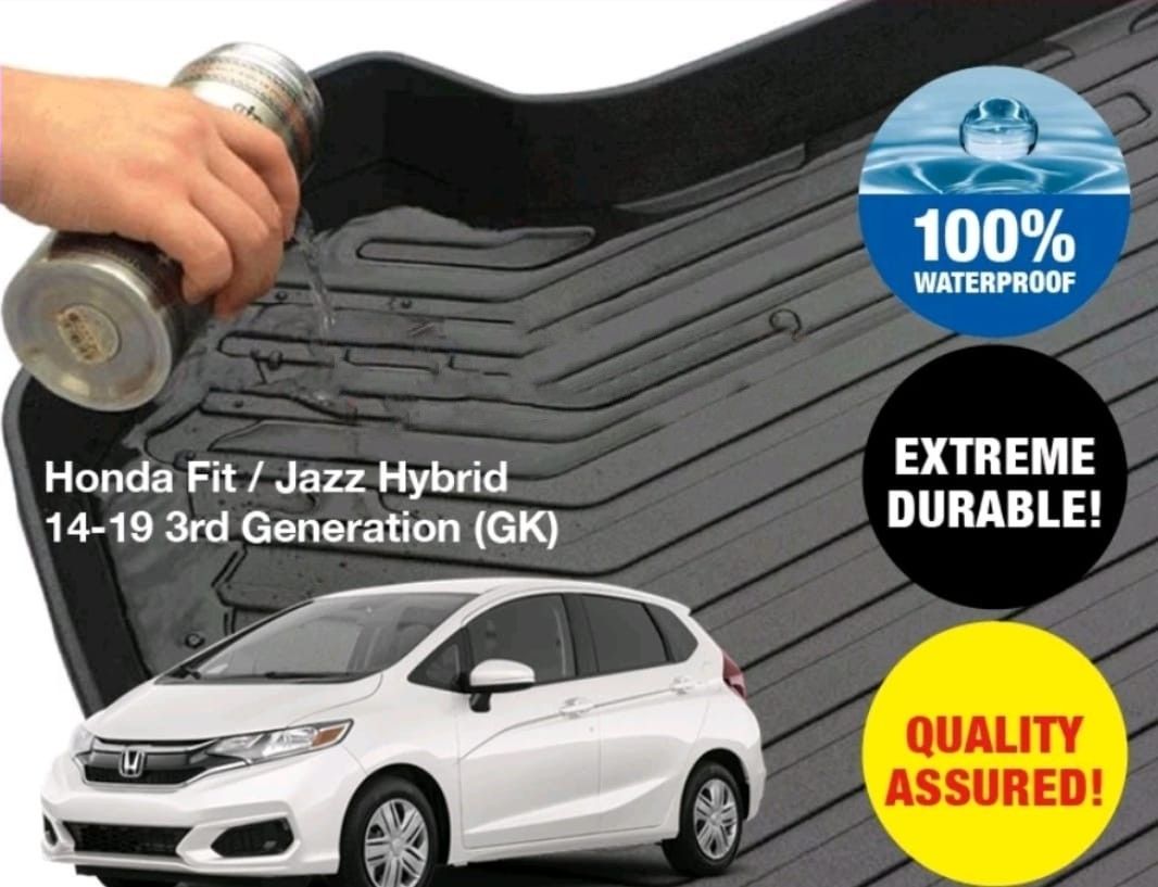 HONDA FIT Car Boot Mat, Car Accessories, Accessories on Carousell