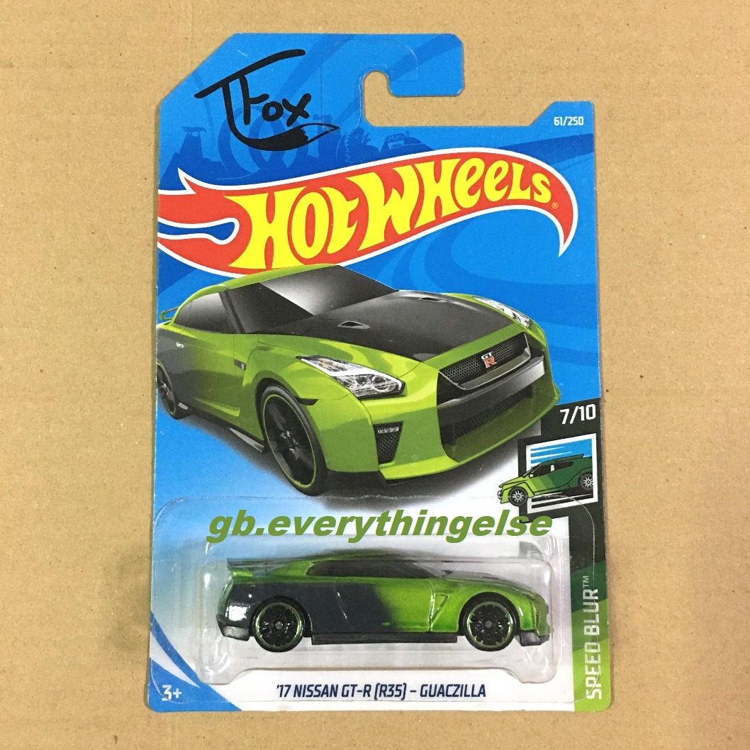 Hot Wheels Mainline JDM '17 Nissan GT-R (R35) - Guaczilla, Hobbies ...