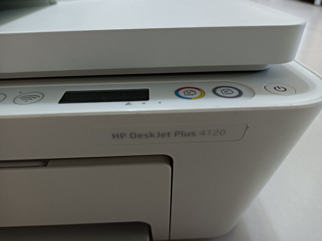 HP DeskJet Plus 4120 All-in-one Printer, 電腦＆科技, 打印機及影印機 - Carousell
