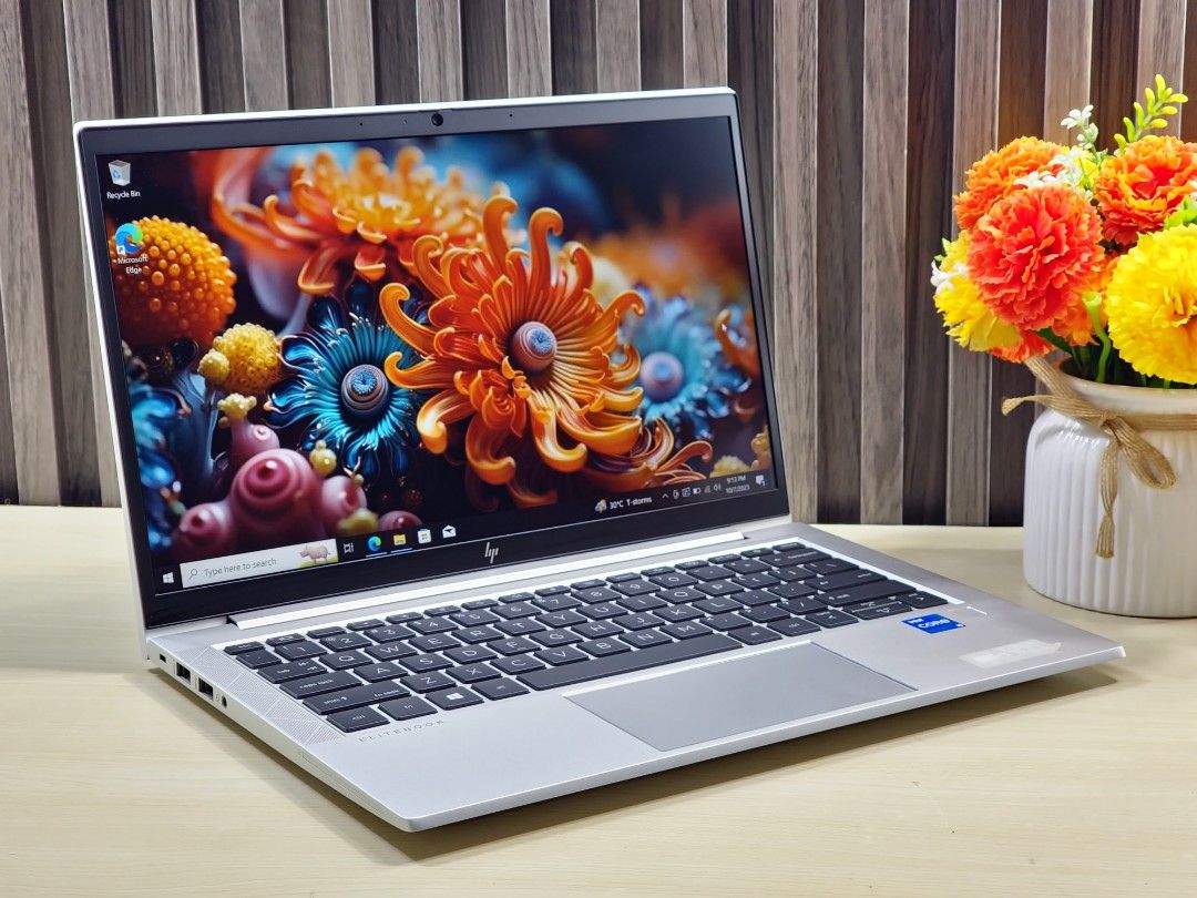 Hp Elitebook Inch G Notebook Pc I Th Gen Vpro Gb Ram Gb Nvme Ssd Flash Storage