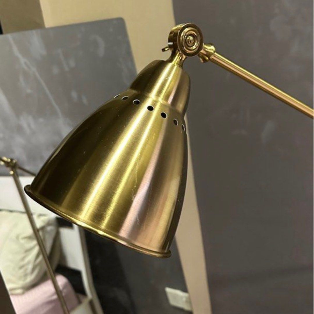 IKEA Barometer Floor Lamp Gold, Furniture & Home Living, Lighting ...
