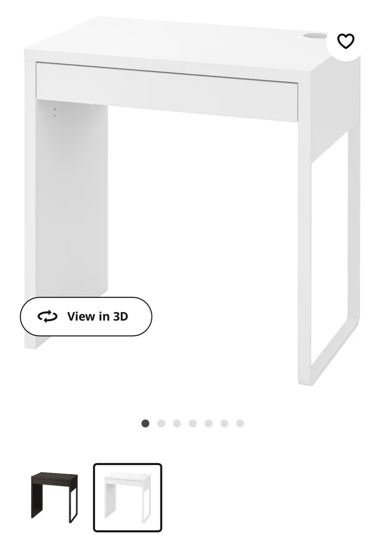 Ikea Micke Desk Furniture And Home Living Furniture Tables And Sets On Carousell