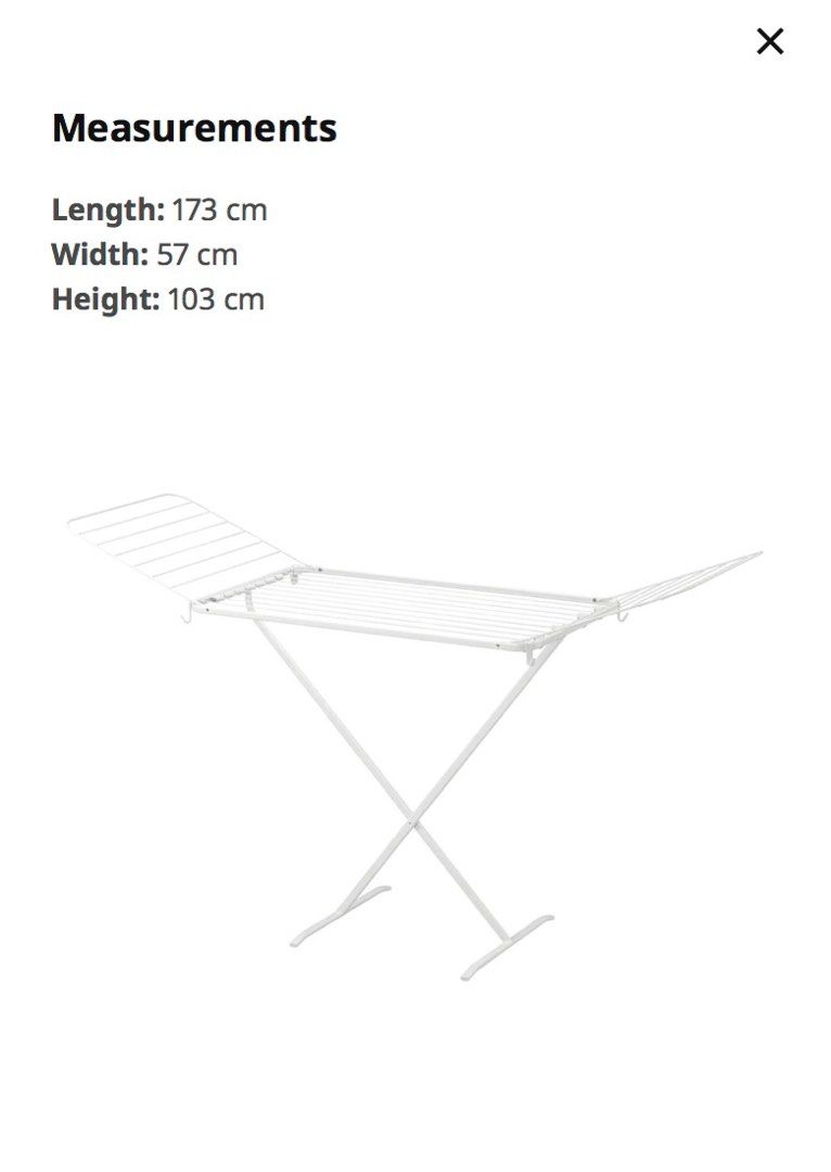 IKEA mulig drying rack, Furniture & Home Living, Home Improvement ...