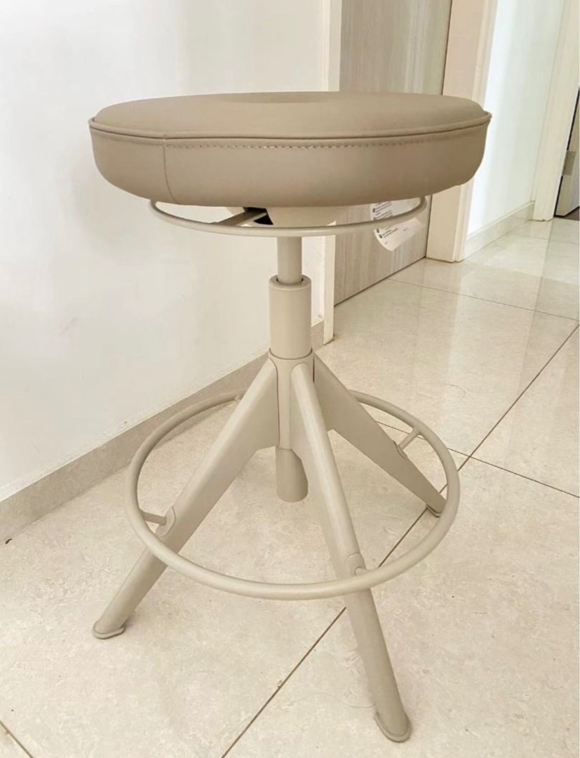 IKEA trollberget adjustable round stool, Furniture & Home Living ...