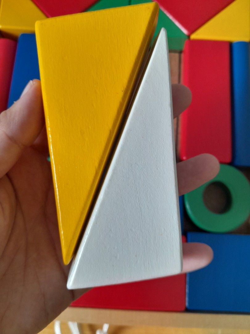 Ikea Wooden Blocks, Hobbies & Toys, Toys & Games on Carousell