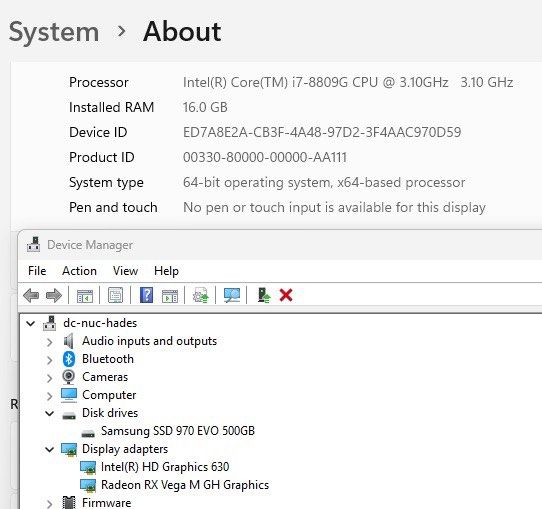 Intel Hades Canyon NUC8i7HVK, Computers & Tech, Desktops on Carousell