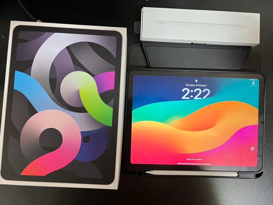 iPad Air 4 64GB Wifi with Apple Pencil 2, Mobile Phones & Gadgets ...