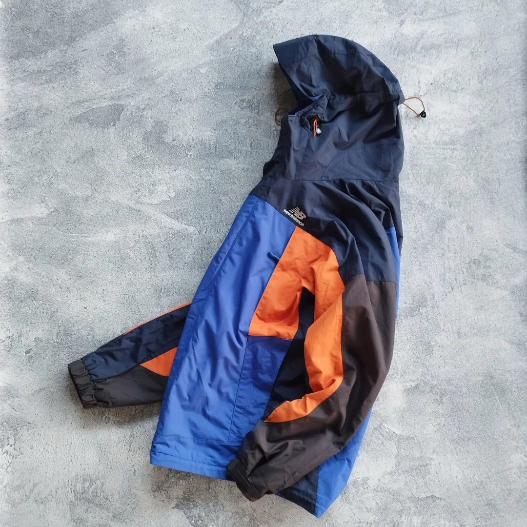 JAKET OUTDOOR NB (NEW BALANCE) GROPCORE COLOUR BLOCK, Fesyen Pria ...