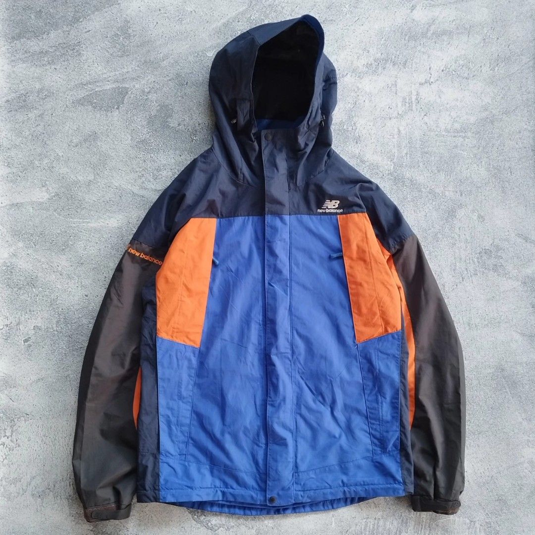 JAKET OUTDOOR NB (NEW BALANCE) GROPCORE COLOUR BLOCK, Fesyen Pria ...