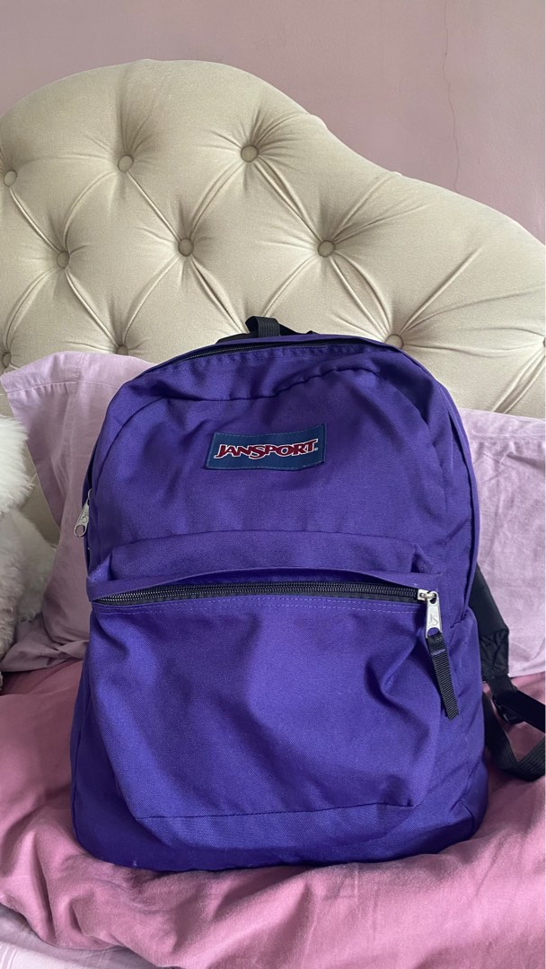 Jansport Purple Bag, Women's Fashion, Bags & Wallets, Backpacks on ...