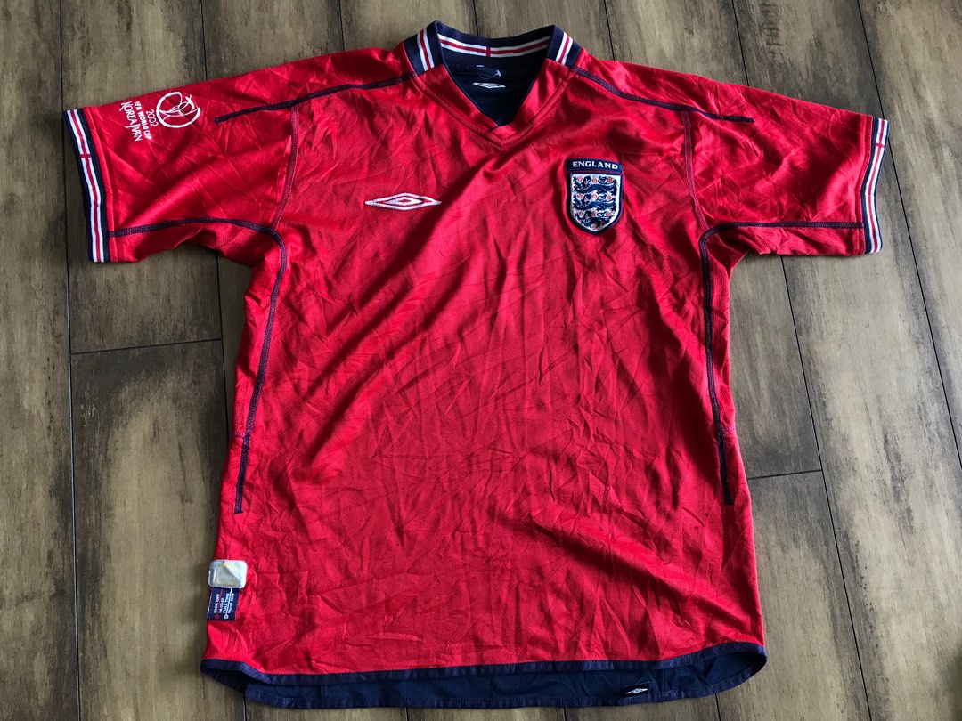 Jersey jersi england away world cup 2002 reversible kit, Community on ...
