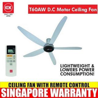 KDK Ceiling Fan R56SV, Furniture & Home Living, Lighting & Fans, Fans ...