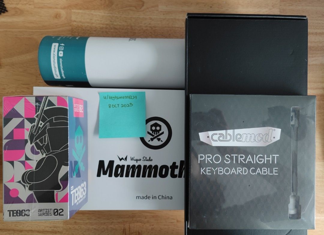 ULTRA RARE "KEEB01" Quiccs X Mammoth75 Full Bundle Keyboard Set ...