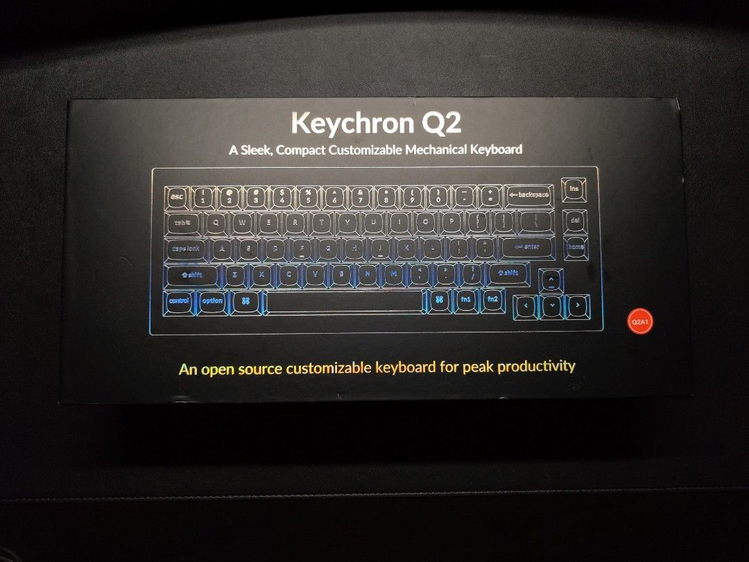 Keychron Q2 Barebones (Free Durock Stabs), Computers & Tech, Parts ...