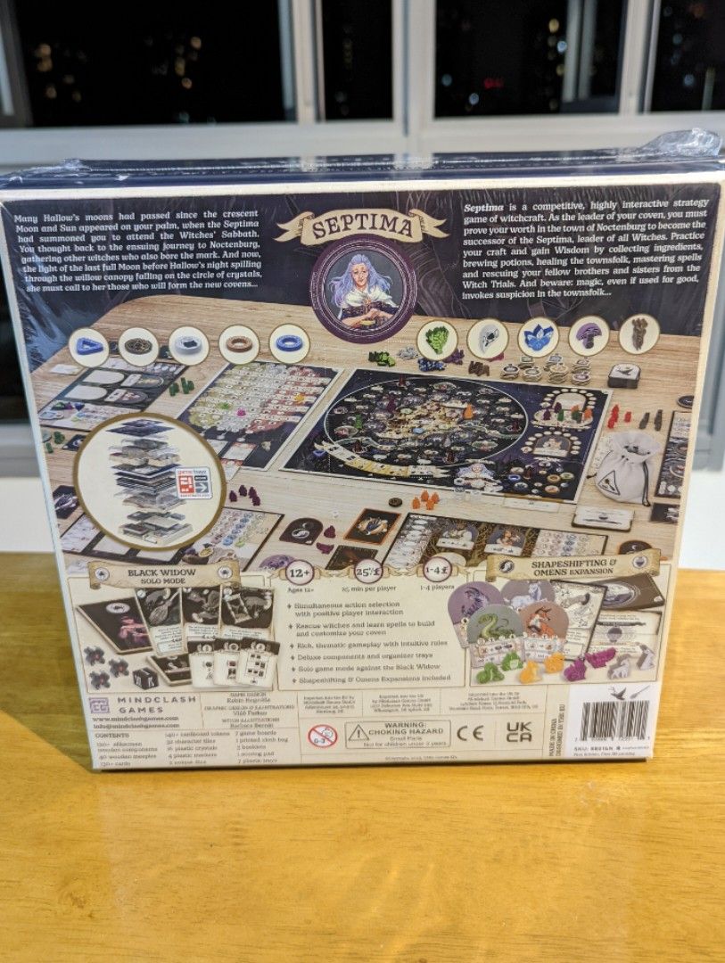 [Kickstarter] Septima Deluxe Edition board game, Hobbies & Toys, Toys ...