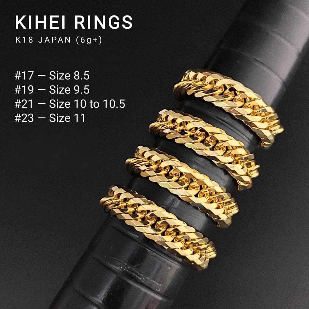 Kihei Rings 18k Gold, Women's Fashion, Jewelry & Organizers, Rings on Carousell