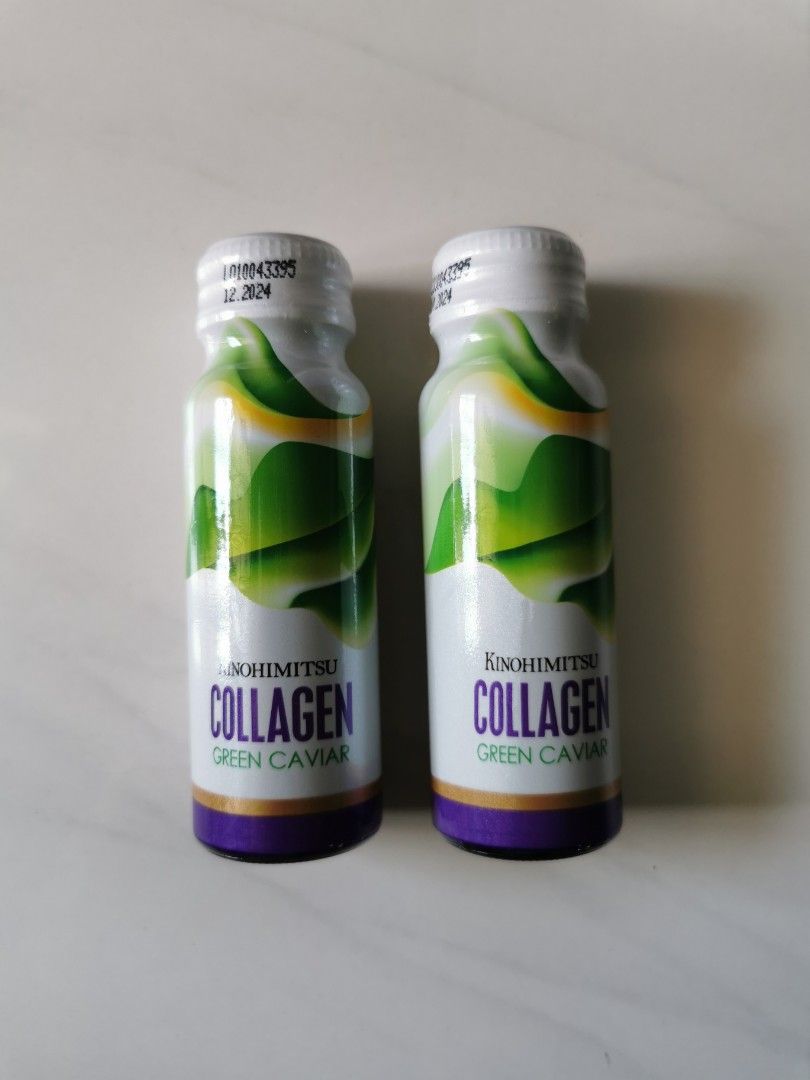 Kinohimitsu Collagen Green Caviar 2 Bottles, 50g per bottle Expiry Dec ...