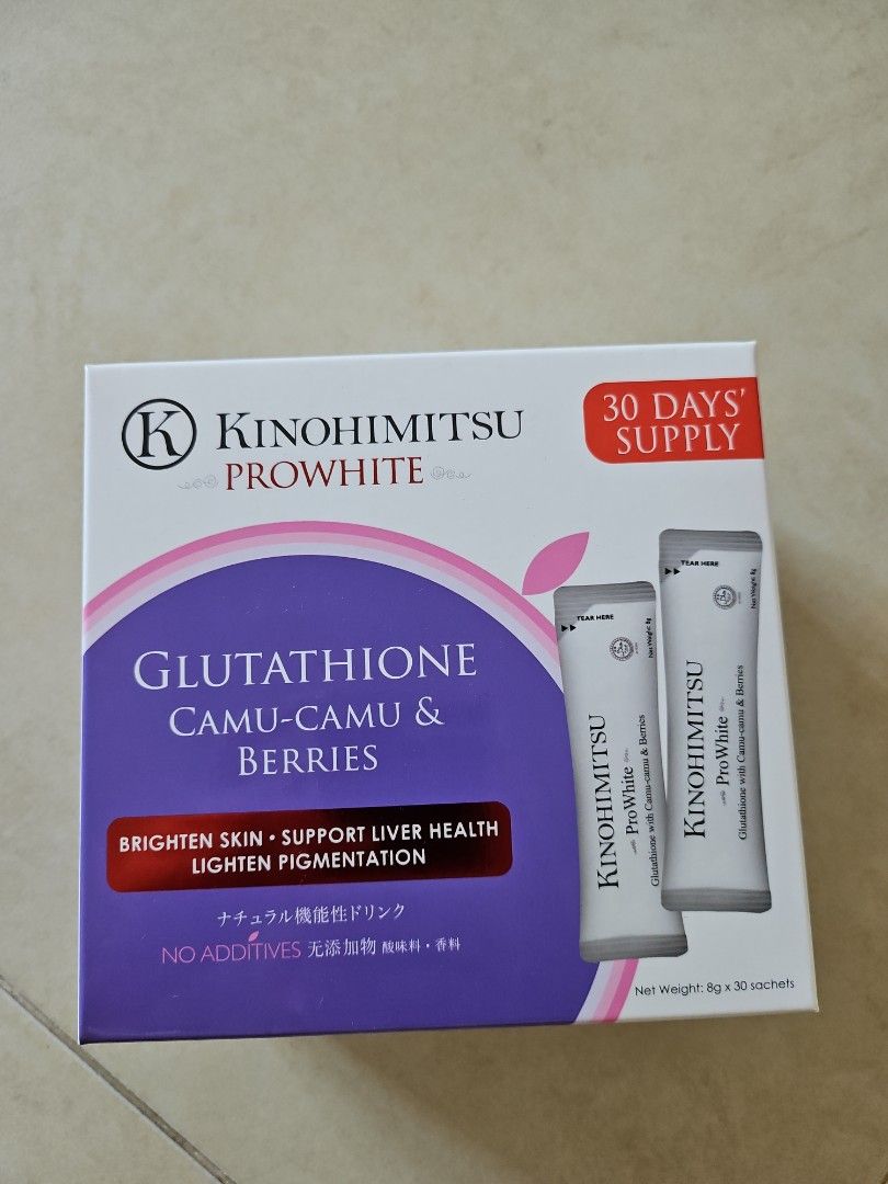 Kinohimitsu Prowhite 30 days supply, Health & Nutrition, Health ...