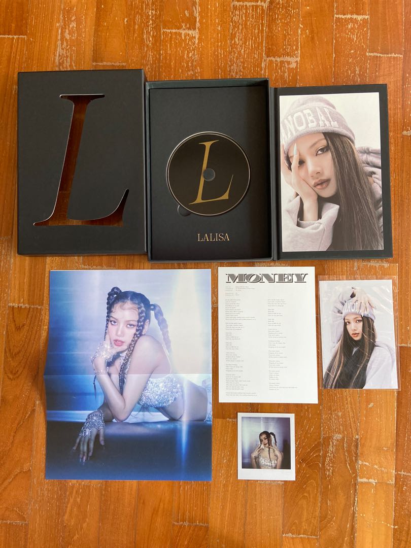 Blackpink Lisa Solo Album Lalisa w photocard, Hobbies & Toys, Music ...