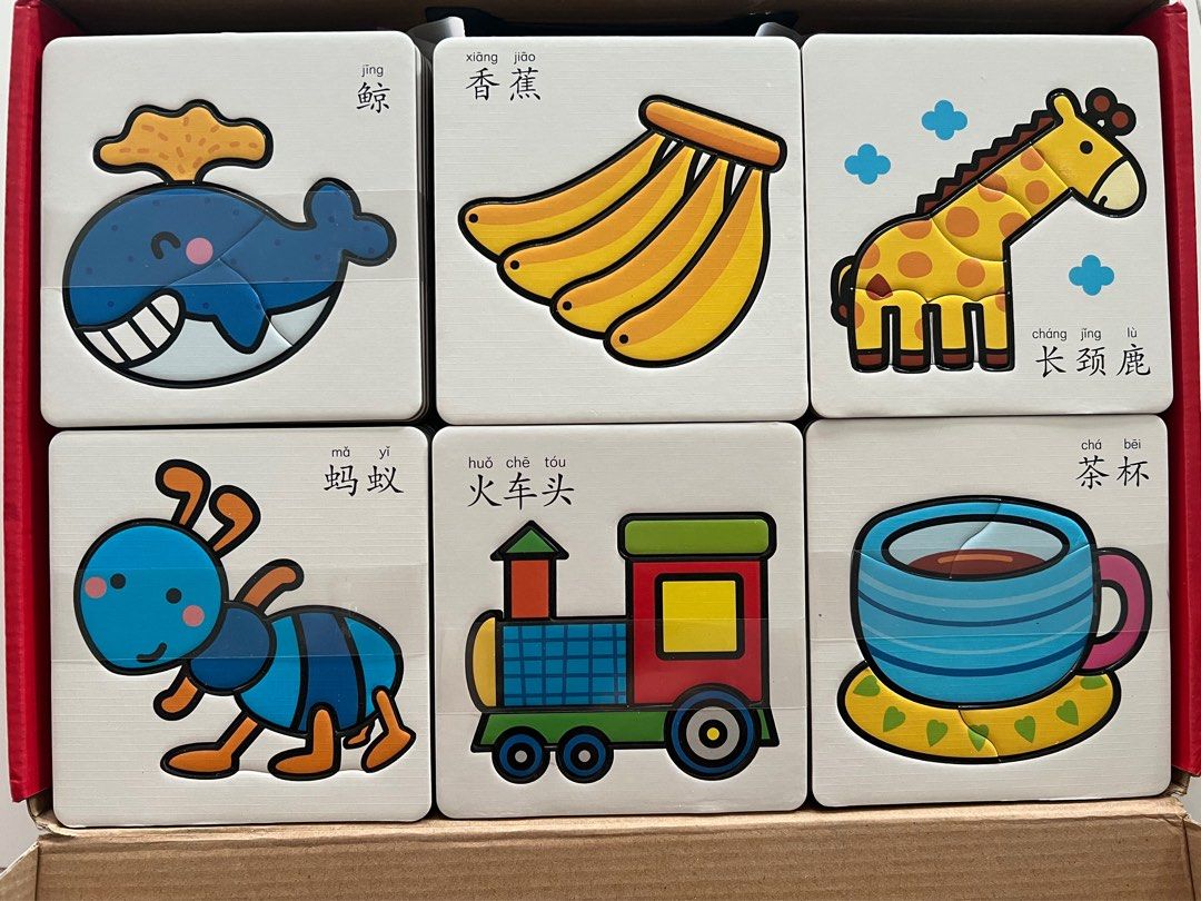 Learn through Play Jigsaw Puzzle with Chinese names and hanyu pinyin ...
