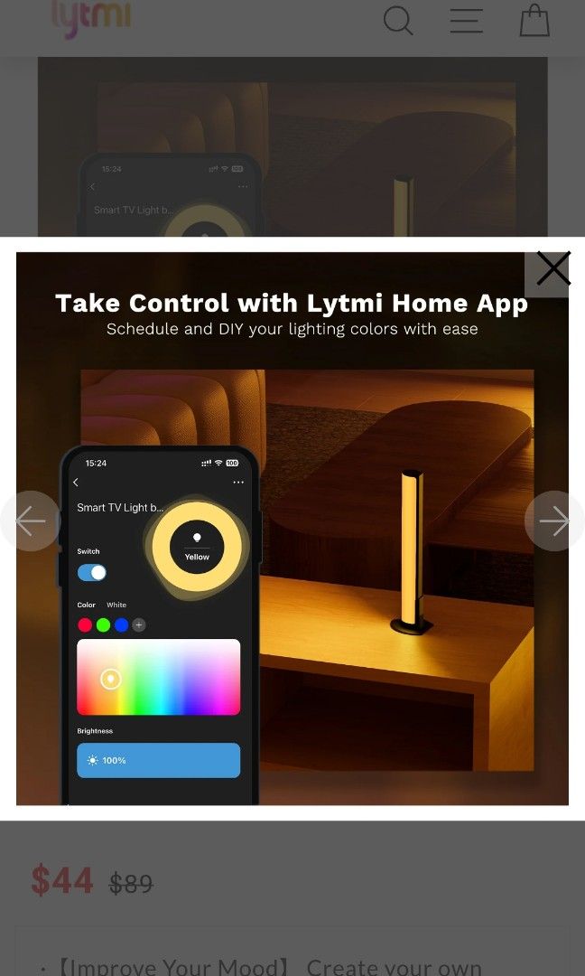 LED light bar Lytmi gaming lights, Car Accessories, Electronics ...