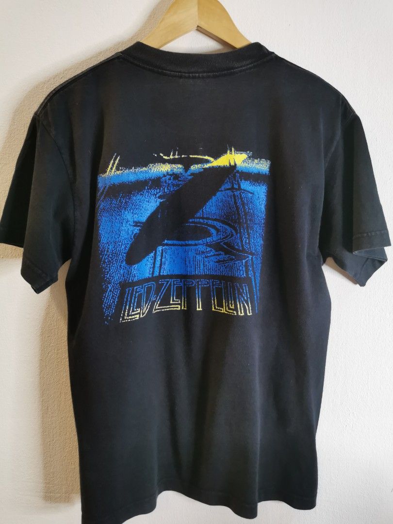 Led zeppelin "Zoso" 90s Tshirt, Men's Fashion, Activewear on Carousell