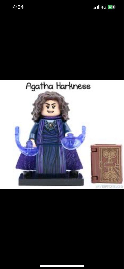 Lego Agatha marvel minifigure series 2, Hobbies & Toys, Toys & Games on ...