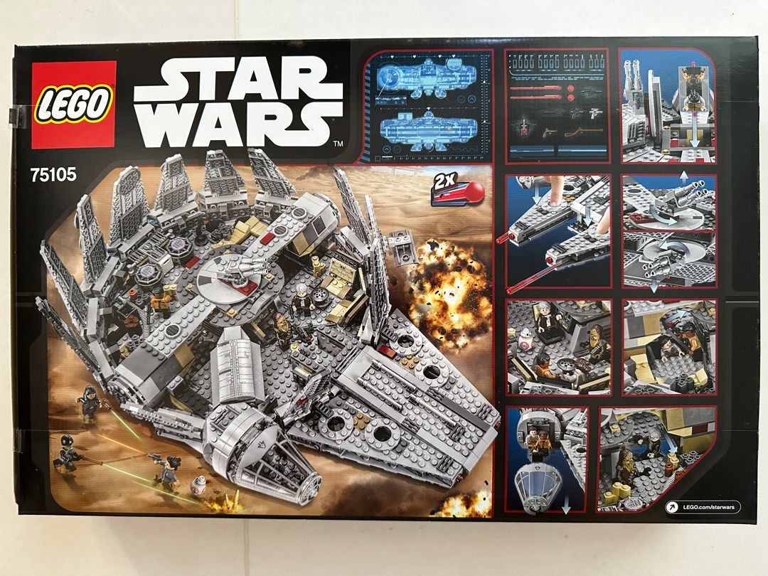 Lego Star Wars 75105 Millenium Falcon, Hobbies & Toys, Toys & Games on ...
