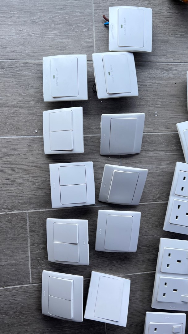 Legrand switches for light, fan and water heater, TV & Home Appliances ...