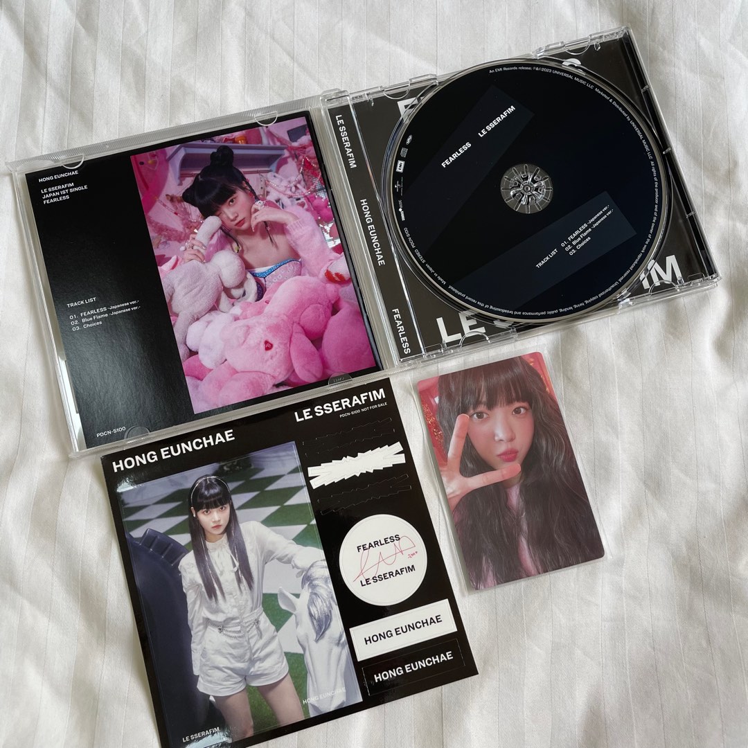 lesserafim eunchae fearless japan jp album pc pcs, Hobbies & Toys ...