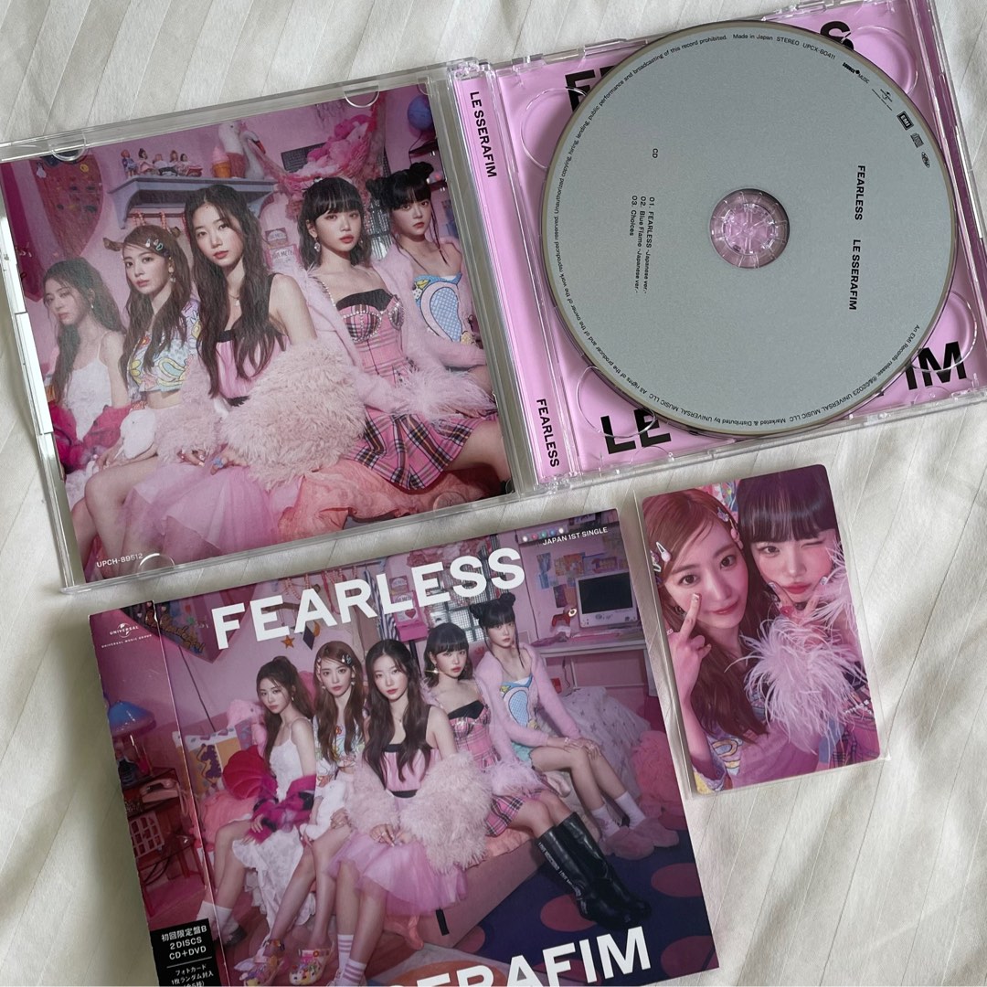 lesserafim fearless japan jp limited album pc pcs, Hobbies & Toys ...