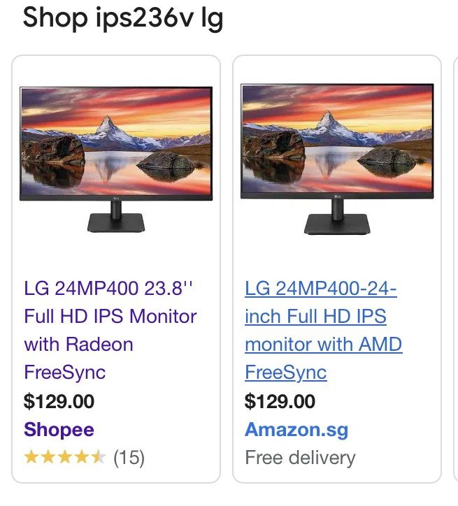 LG 23inch Monitor Screen - IPS236V, Computers & Tech, Parts & Accessories, Monitor Screens on ...