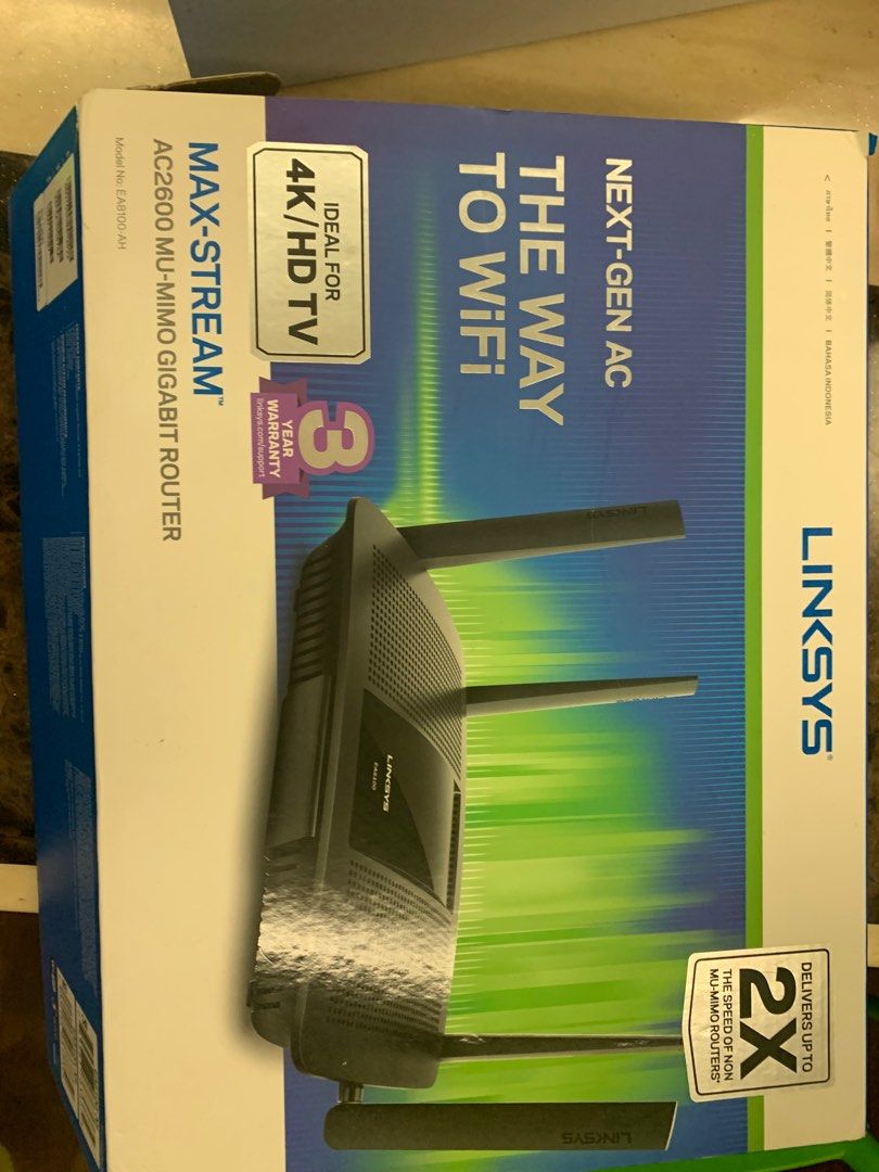 Linksys Router Computers And Tech Parts And Accessories Software On Carousell