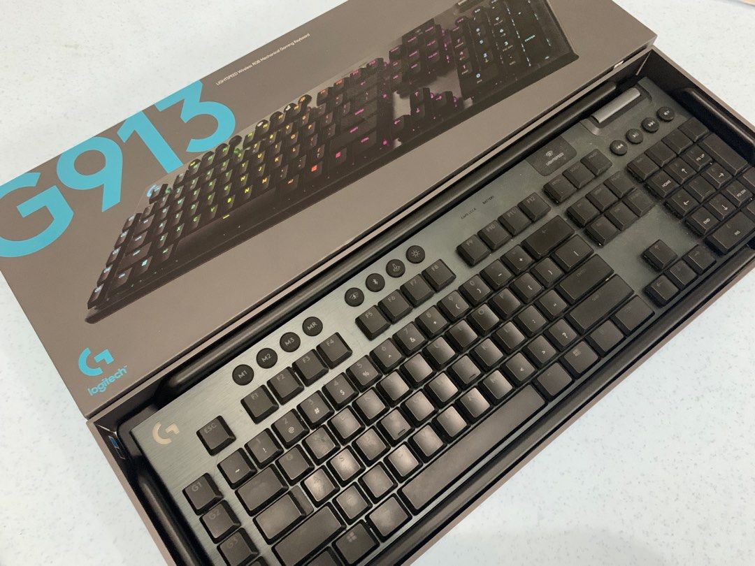 Logitech G913 Mechanical Gaming Keyboard, Computers & Tech, Parts ...