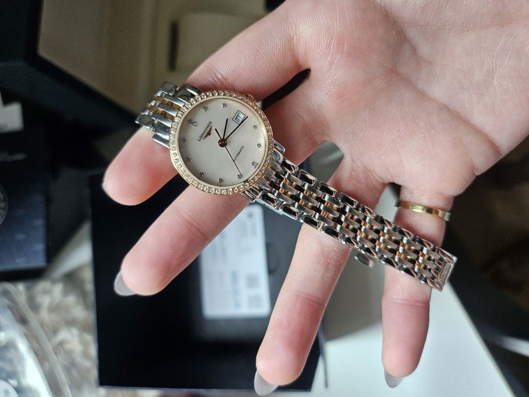 authentic longines watch, with 12 diamond, Luxury, Watches on Carousell