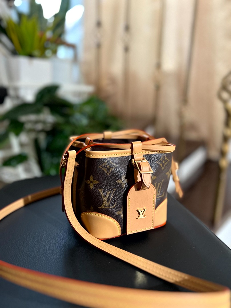 Louis Vuitton Neo Noe Nano Monogram, Luxury, Bags & Wallets on Carousell