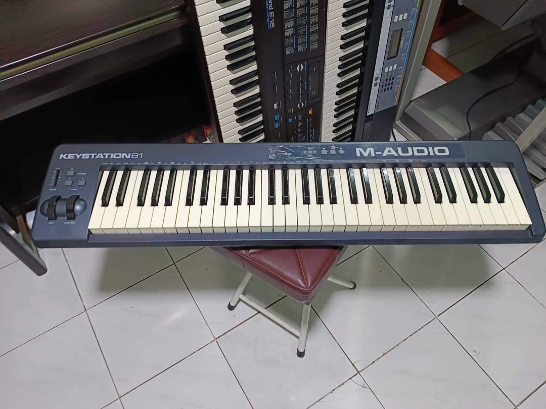 M Audio Keystation61 MIDI Keyboard, Hobbies & Toys, Music & Media ...