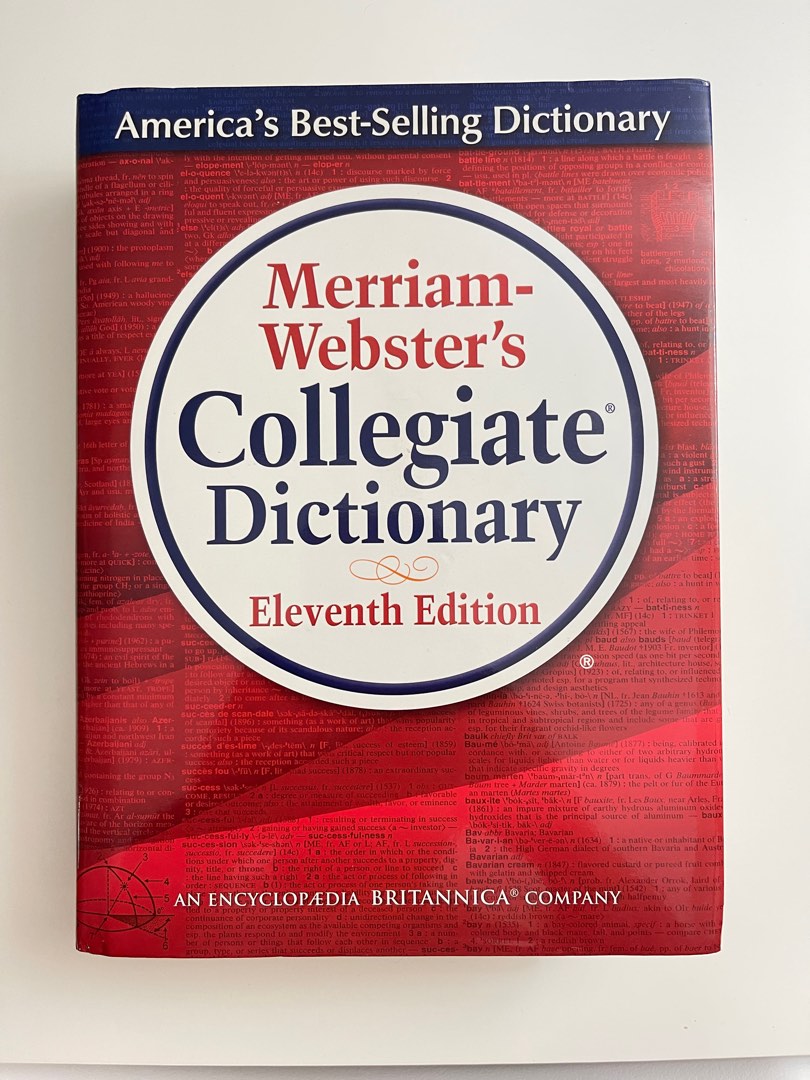 Merriam Webster’s Collegiate Dictionary (hardbound), Hobbies & Toys ...